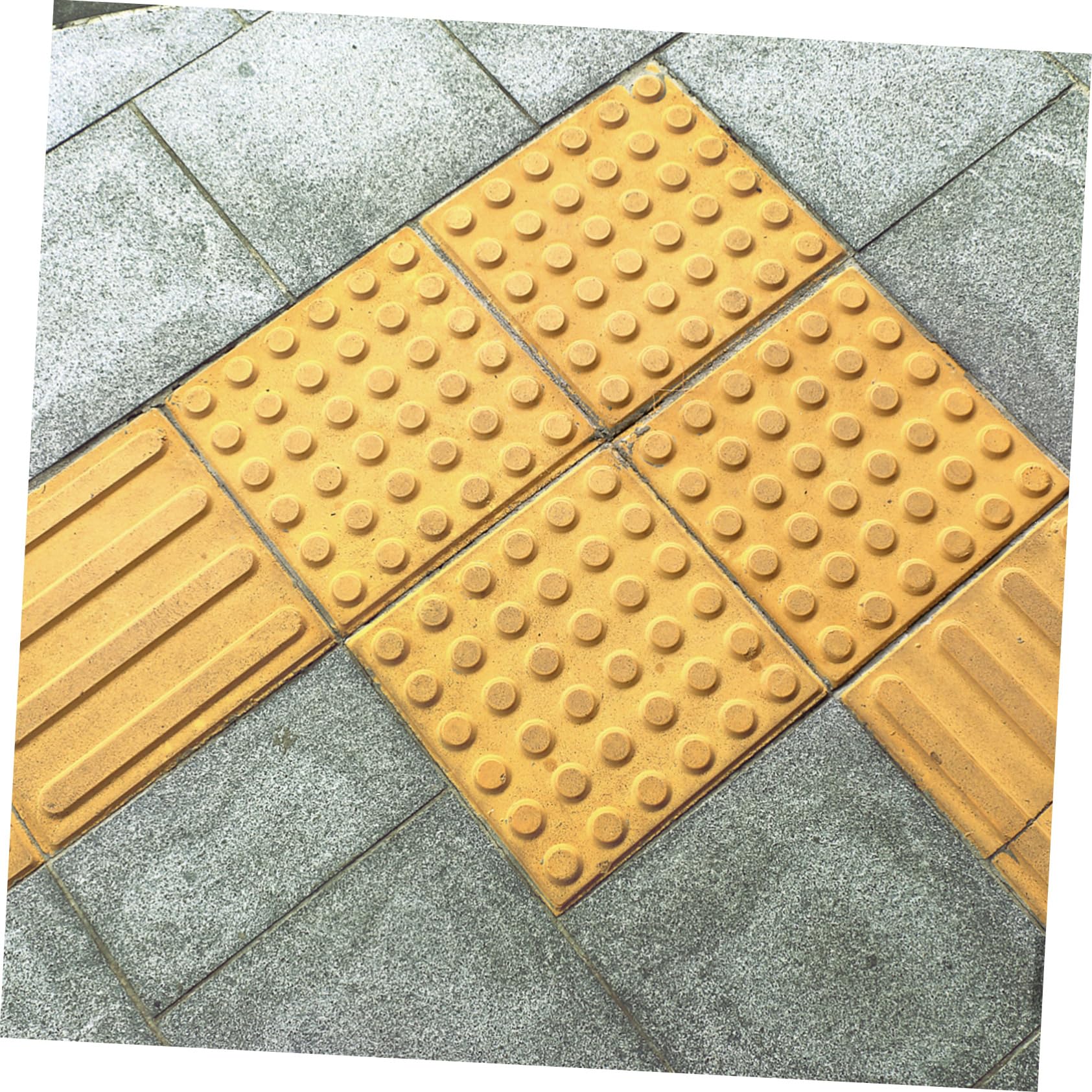 BESPORTBLE 10 Pcs Blind Brick Outdoors Stickers Decorative Blinds Decorative Stickers Tactile Paving Tiles Plastic Blind Floor Tiles Blind Tracks Brick Practical Blind Brick Blind Road Supply