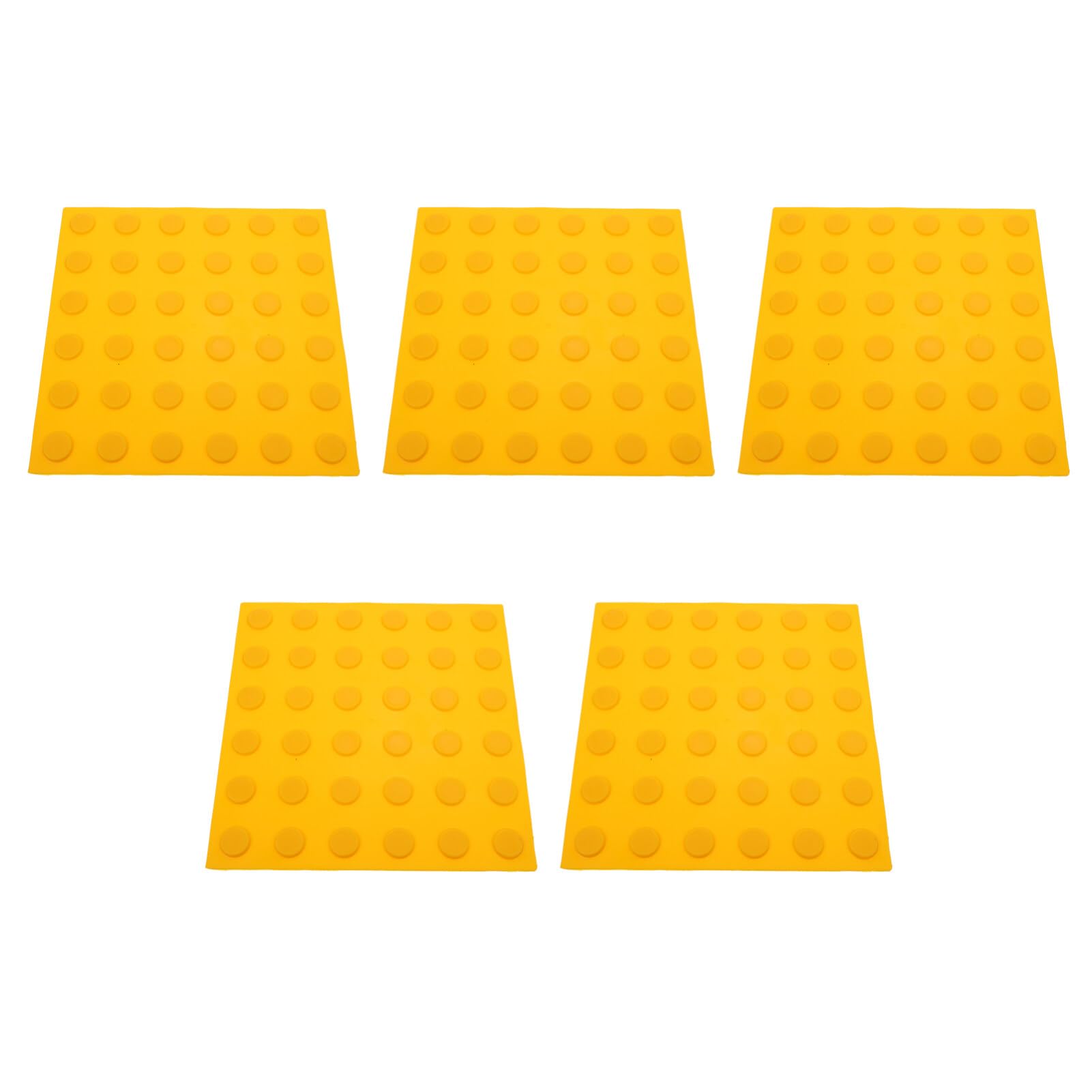 BESPORTBLE 10 Pcs Blind Brick Outdoors Stickers Decorative Blinds Decorative Stickers Tactile Paving Tiles Plastic Blind Floor Tiles Blind Tracks Brick Practical Blind Brick Blind Road Supply
