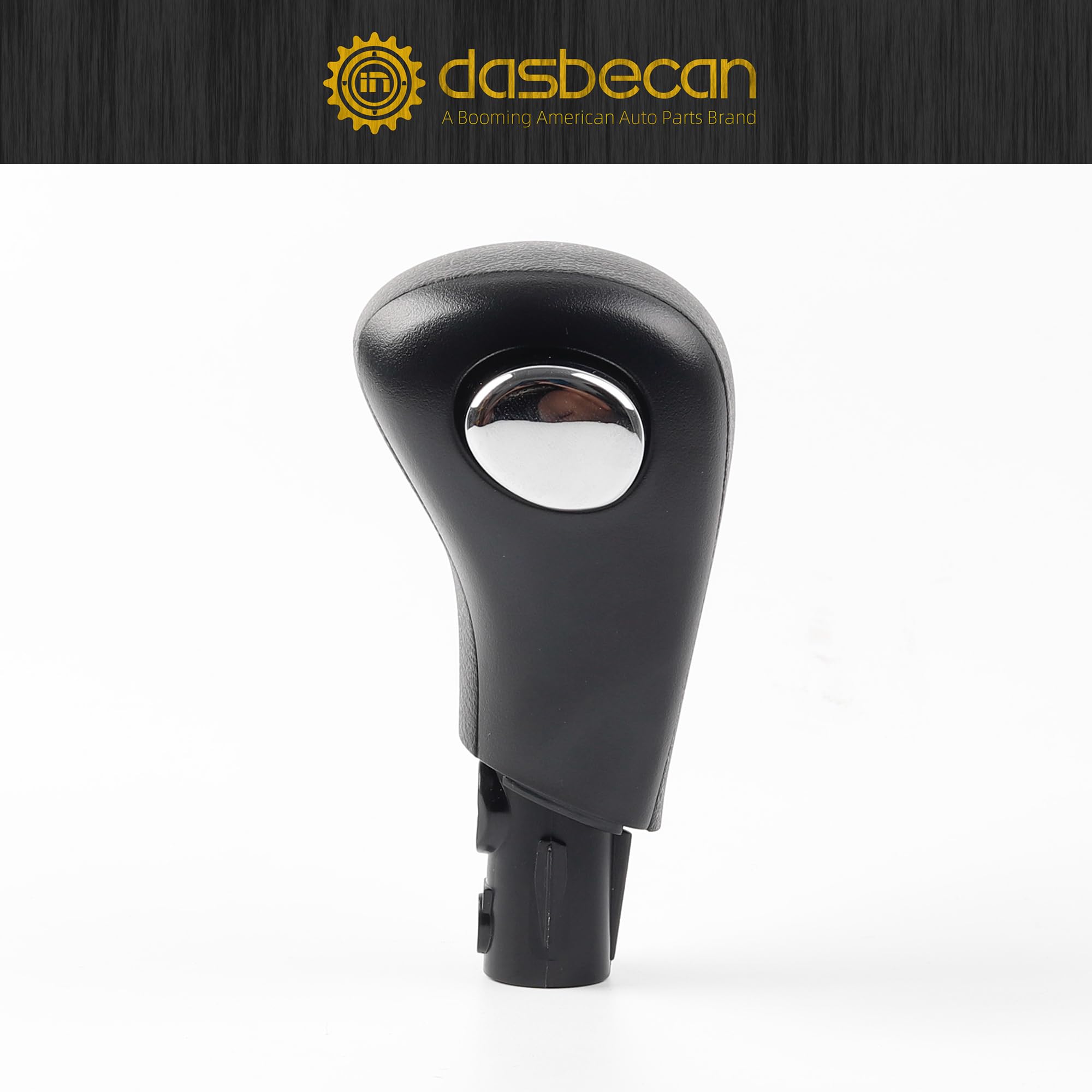 Dasbecan Gear Shifter Knob Compatible with Honda Accord 2003-2006 Automatic Shift Handle Replaces 54131-SDA-A51