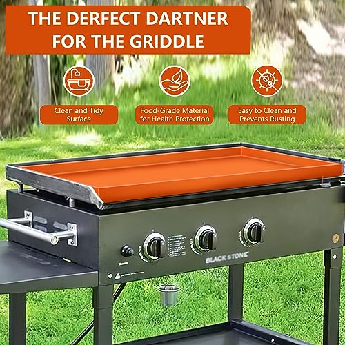 28-Inch Silicone Griddle Cover for Blackstone - Stain and Rust Protection - Perfect Fit and Easy to Clean Blackstone Griddle Cover
