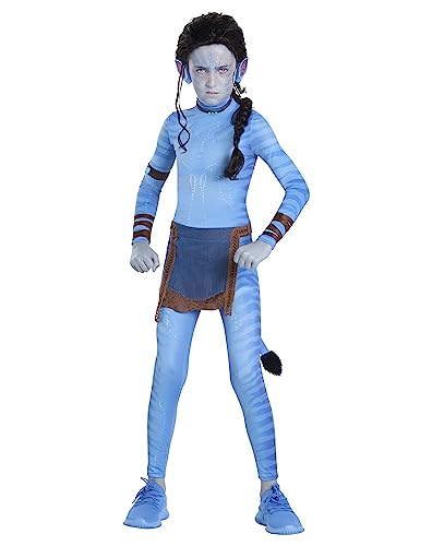 Spirit Halloween Avatar The Way of Water Kids Jake Sully Costume - S | Officially Licensed | Couples Costumes