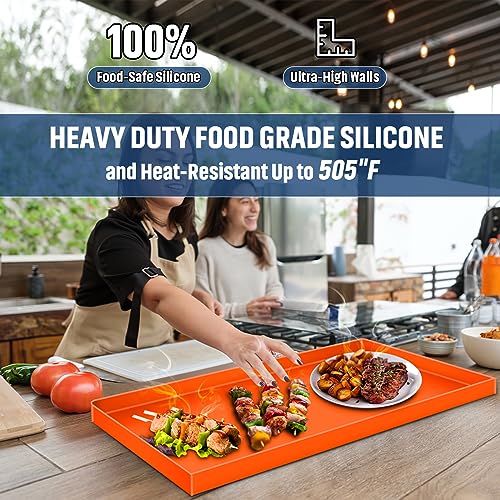 28-Inch Silicone Griddle Cover for Blackstone - Stain and Rust Protection - Perfect Fit and Easy to Clean Blackstone Griddle Cover