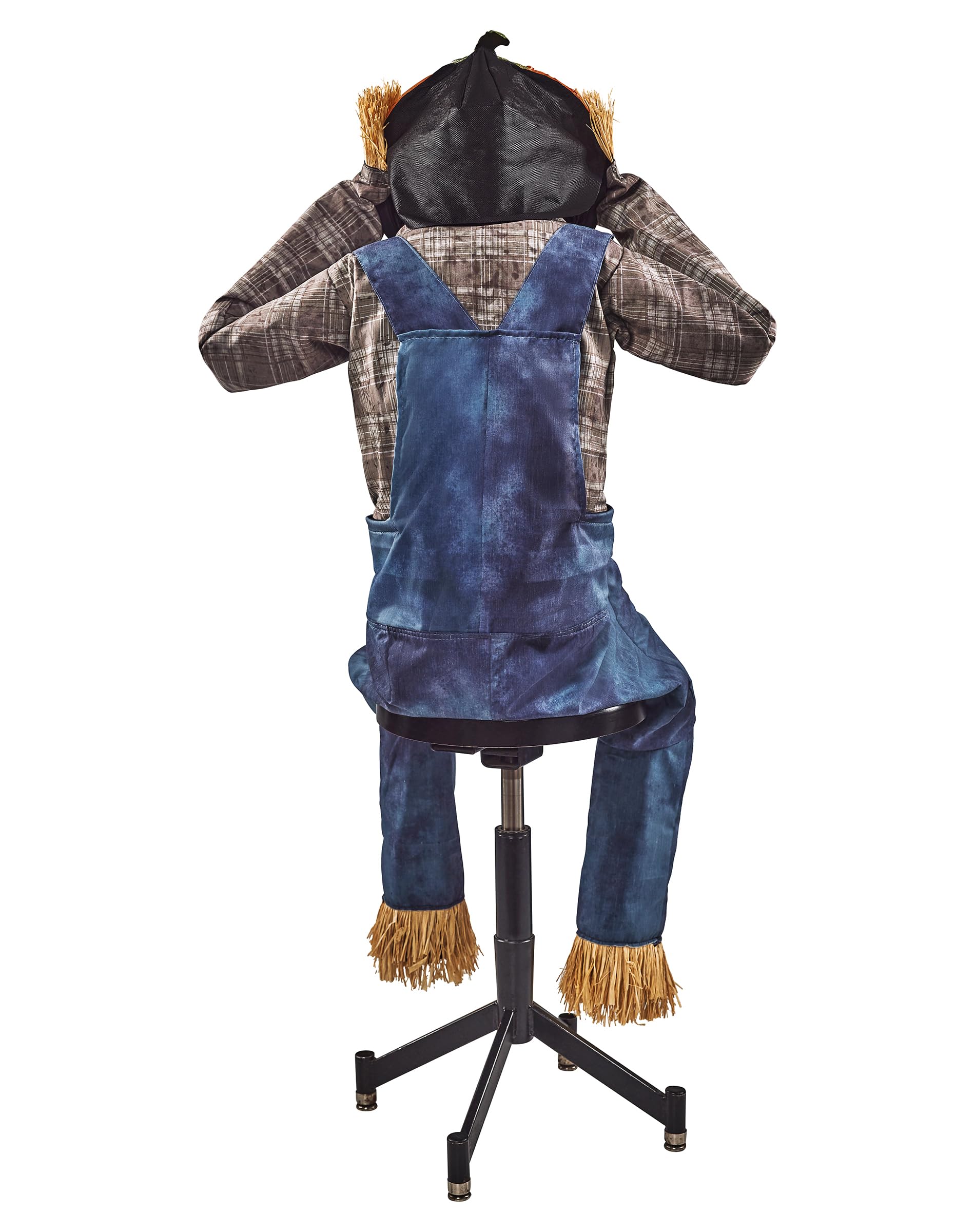 Spirit Halloween 3.6 Ft Lil Jack Carver Animatronic | Decorations | Animated | Yellow Light Up LEDs | Pop-Up Motion