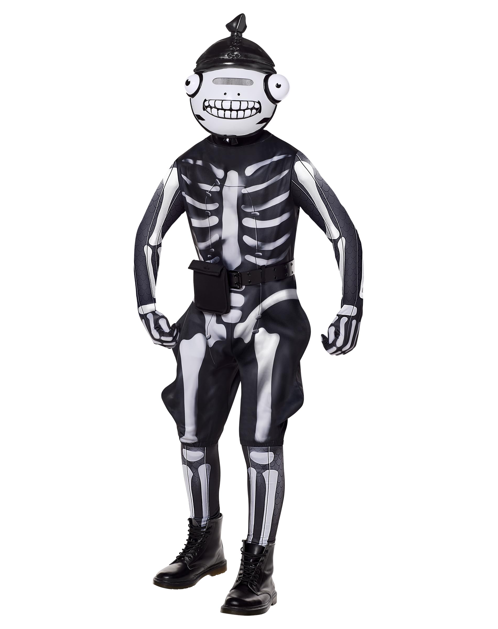 Spirit Halloween Fortnite Youth Fishskull Costume - M | Officially Licensed | Gaming Costumes | Skeleton Outfit | Fortnite Cosplay