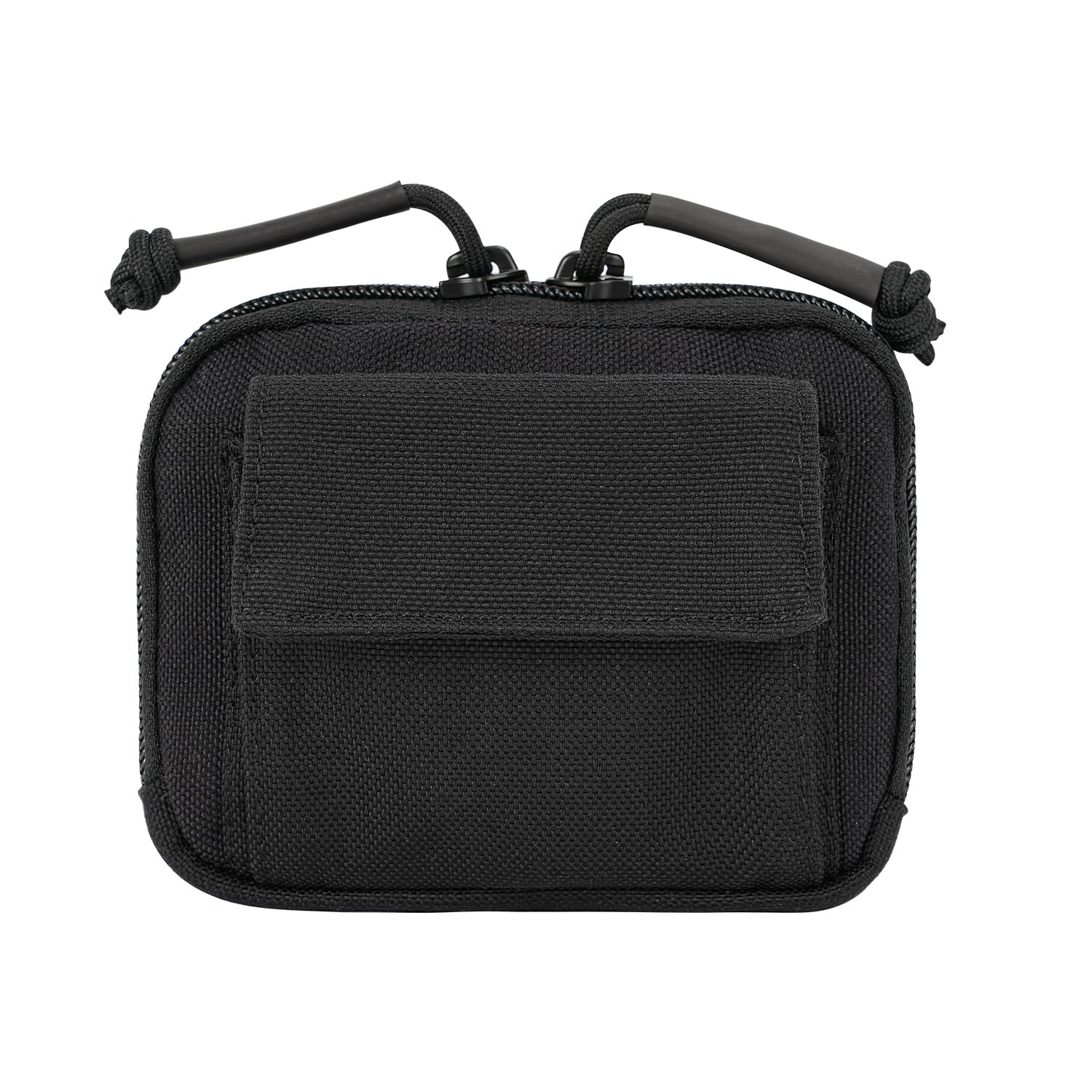 Dotacty Duty Belt Gloves Pouch Latex Disposable Glove Holder Carrier Double Pockets Police Law Enforcement Officer Security Firefighter EMS EMT Paramedic First Responders Nylon Bag Zipper Closure