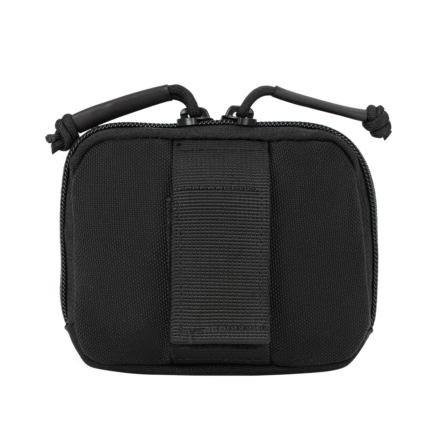 Dotacty Duty Belt Gloves Pouch Latex Disposable Glove Holder Carrier Double Pockets Police Law Enforcement Officer Security Firefighter EMS EMT Paramedic First Responders Nylon Bag Zipper Closure