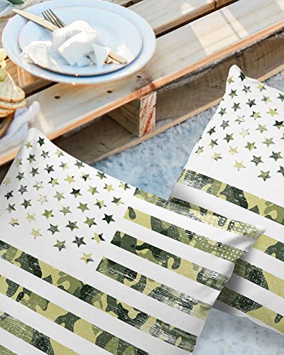 Meet 1998 Throw Pillow Covers 18x18 - Set of 2 Waterproof Pillow Cushion Cases,Camo Pillowcases Decorative Outdoor Pillow Cover for Sofa Couch Bedroom