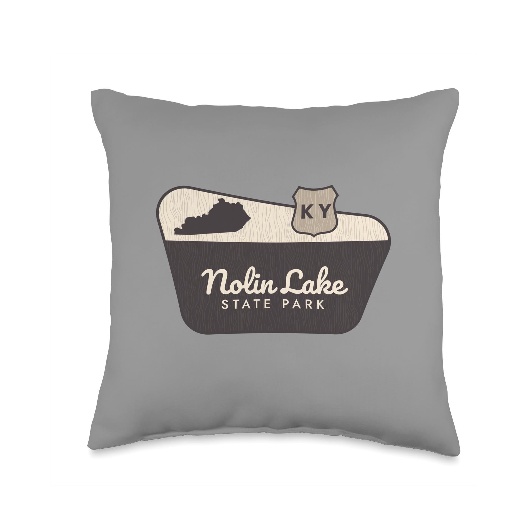 Nolin Lake State Park Kentucky KY Souvenirs Nolin Lake State Park Kentucky Welcome Sign Vacation Throw Pillow, 16x16, Multicolor