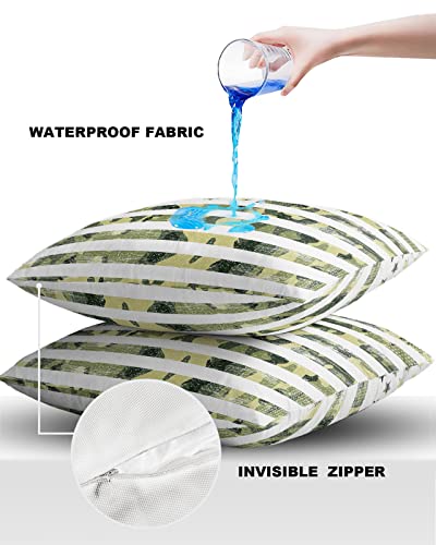 Meet 1998 Throw Pillow Covers 18x18 - Set of 2 Waterproof Pillow Cushion Cases,Camo Pillowcases Decorative Outdoor Pillow Cover for Sofa Couch Bedroom
