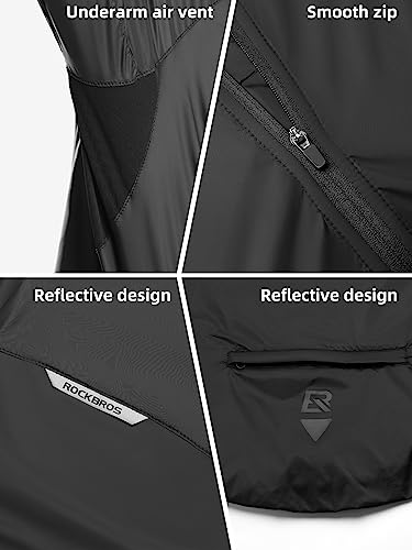 ROCKBROS Cycling Jacket Windbreaker Summer Bike Outdoor Skinsuit Waterproof Jacket Sun Protection Riding Equipment UPF50+