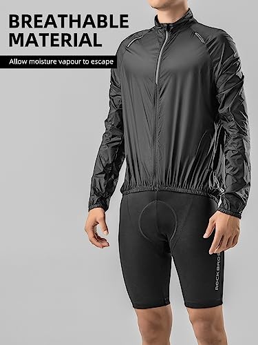 ROCKBROS Cycling Jacket Windbreaker Summer Bike Outdoor Skinsuit Waterproof Jacket Sun Protection Riding Equipment UPF50+