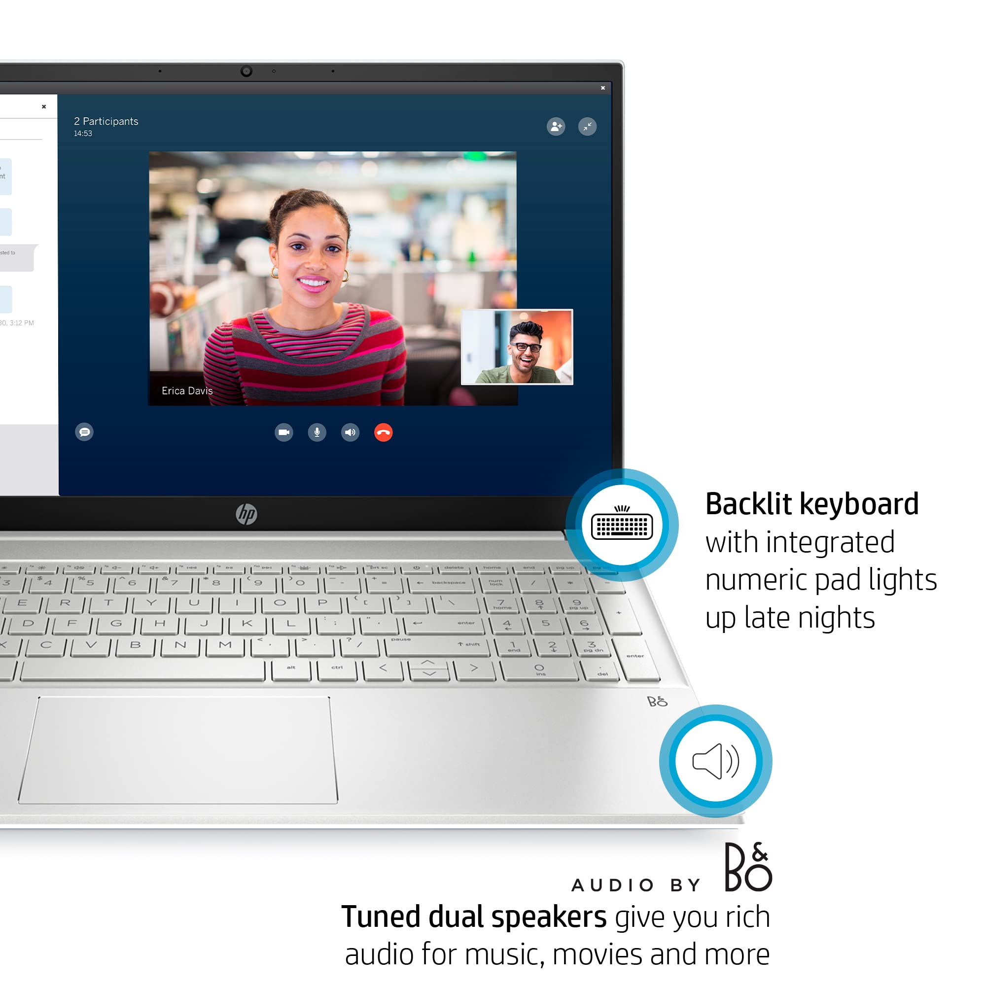 HP 2023 Pavilion 15.6" FHD IPS Touch Laptop Intel 10-Core i7-1255U NVIDIA GeForce MX550 2GB GDDR6 32GB DDR4 1TB NVMe SSD HDMI WiFi AC USB-C Backlit Keyboard Webcam Windows 11 Pro w/RE Accessories