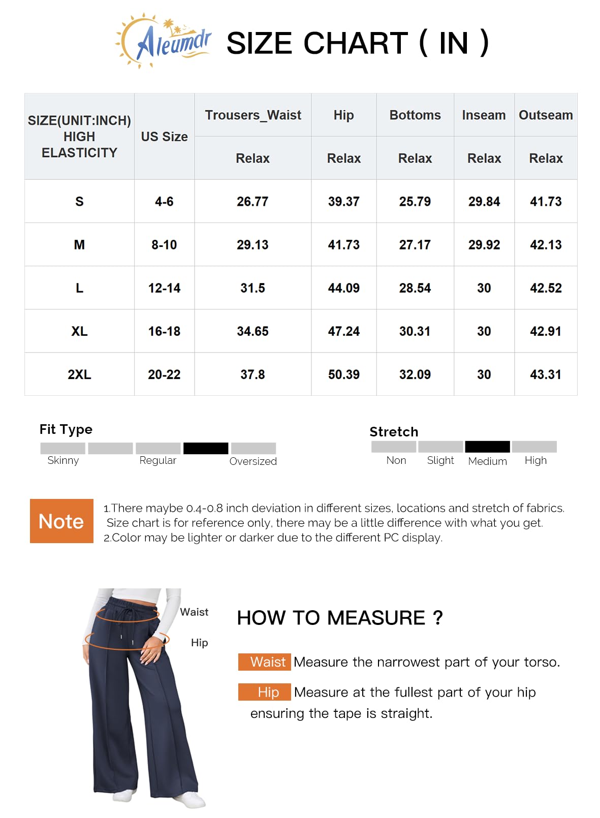 Aleumdr Oversized Relaxed Jogger Pants Casual Baggy Sweatpants High Waisted Drawstring Wide Leg Pants with Pockets Gray Dark Medium