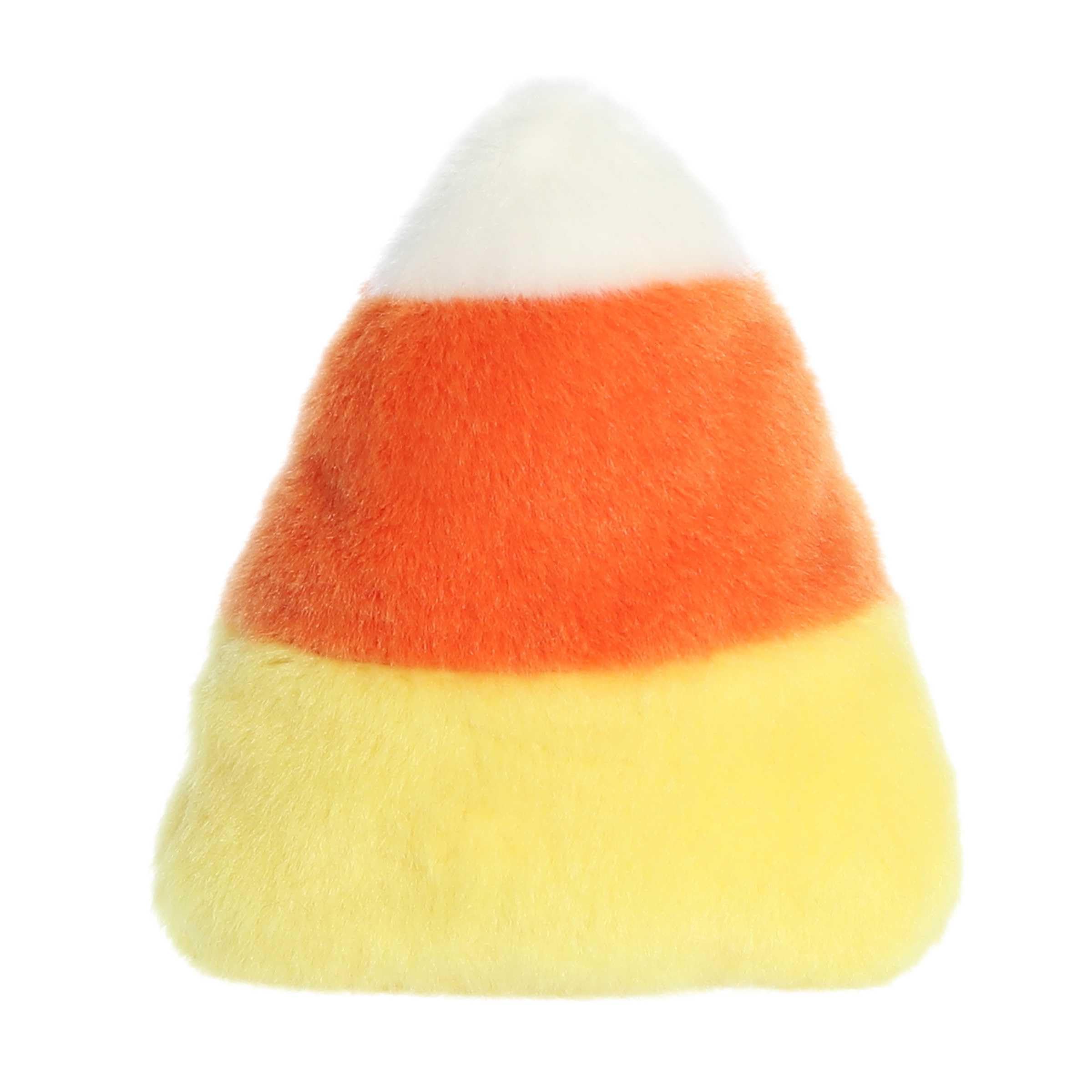 Aurora® Spooky Palm Pals™ Maisy Candy Corn™ Stuffed Animal - Pocket-Sized Play - Collectable Fun - Orange 5 Inches