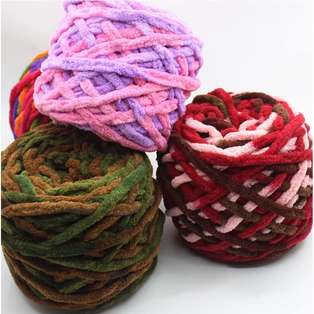 83-100g/1pcs Yarn for Hand Knitting Crochet Hat Soft Milk Cotton Yarn Thick Wool Yarn (Color : 06 Water Blue)