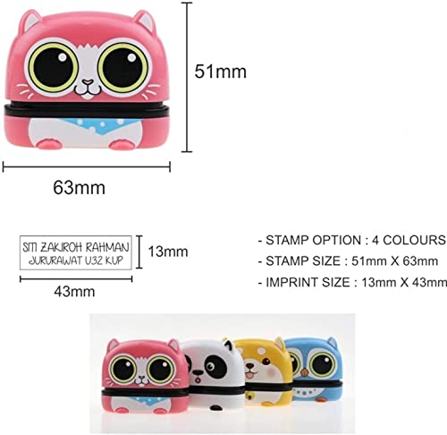 Name Stamp Clothing Kids,The Name Stamp for Clothes，Cartoon Pattern Style Name Stamp,Custom Name Stamp，4 Colors and 36 Cartoon Patterns