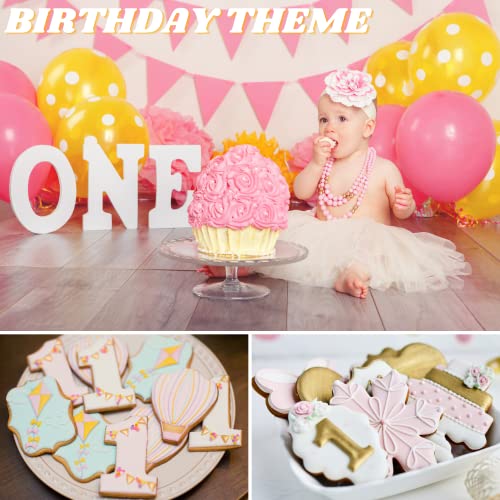Crethinkaty 4PCS Plastic Bless Plaque Frame Pastry Biscuit Cookie Cutter Cake Fondant Cutters Mold Wedding Birthday Baby Party Baking(Style B)
