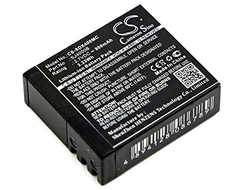 Enyuly 900mAh Replacement Battery for SJ5000X DX 288812 DX 288813 SJ5000 Sports Cam W7 SJ5000 WiFi SJ4000 WiFi Sports Cam A8 SJ5000+ SJ4000 M10 M10 WiFi Sports Cam W8 GP200 SJ4000B (3.7V)