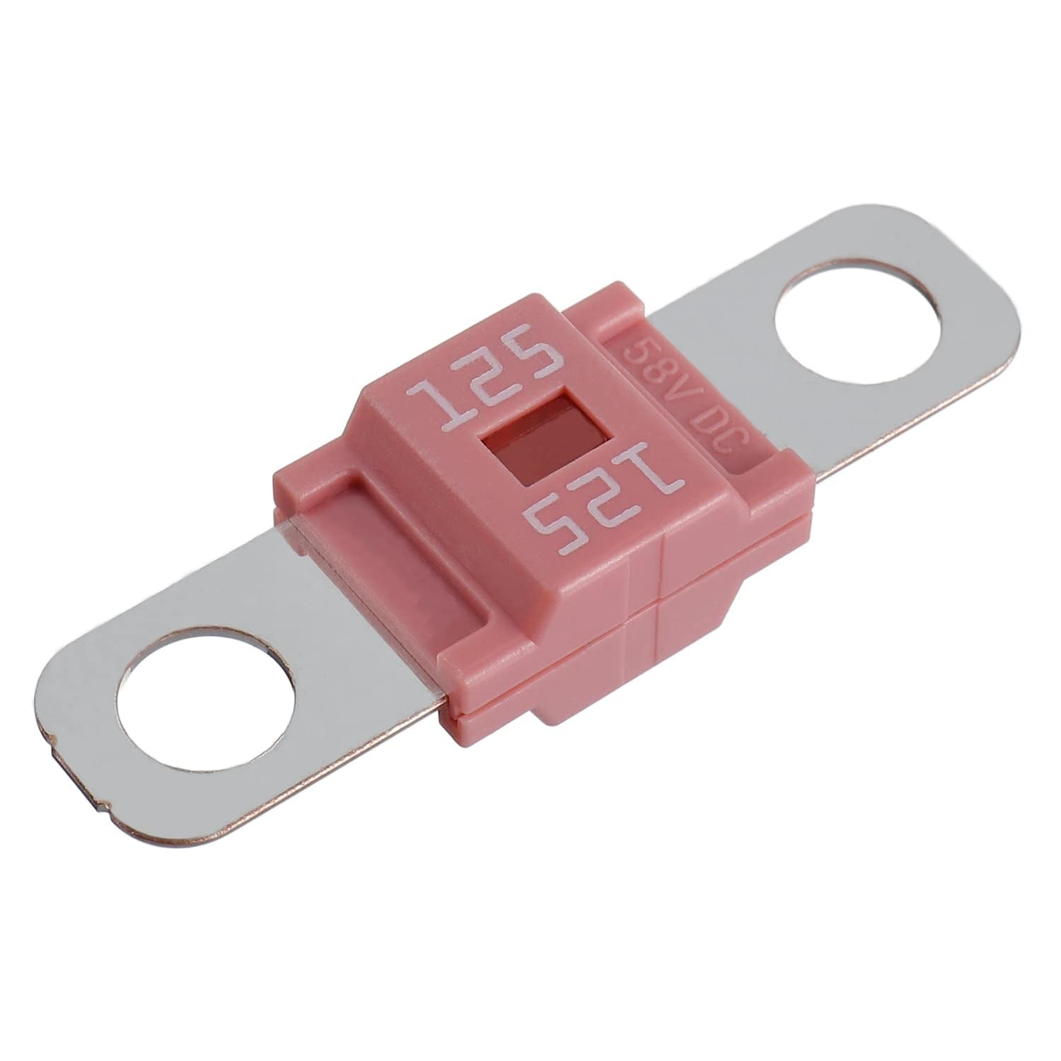 BOJACK AMI/Midi Fuse 125A High Current Fuse Bolt-on Fuse 125 Amp for Cars, Trucks, Construction Vehicles, Buses, Caravans (Pack of 3)