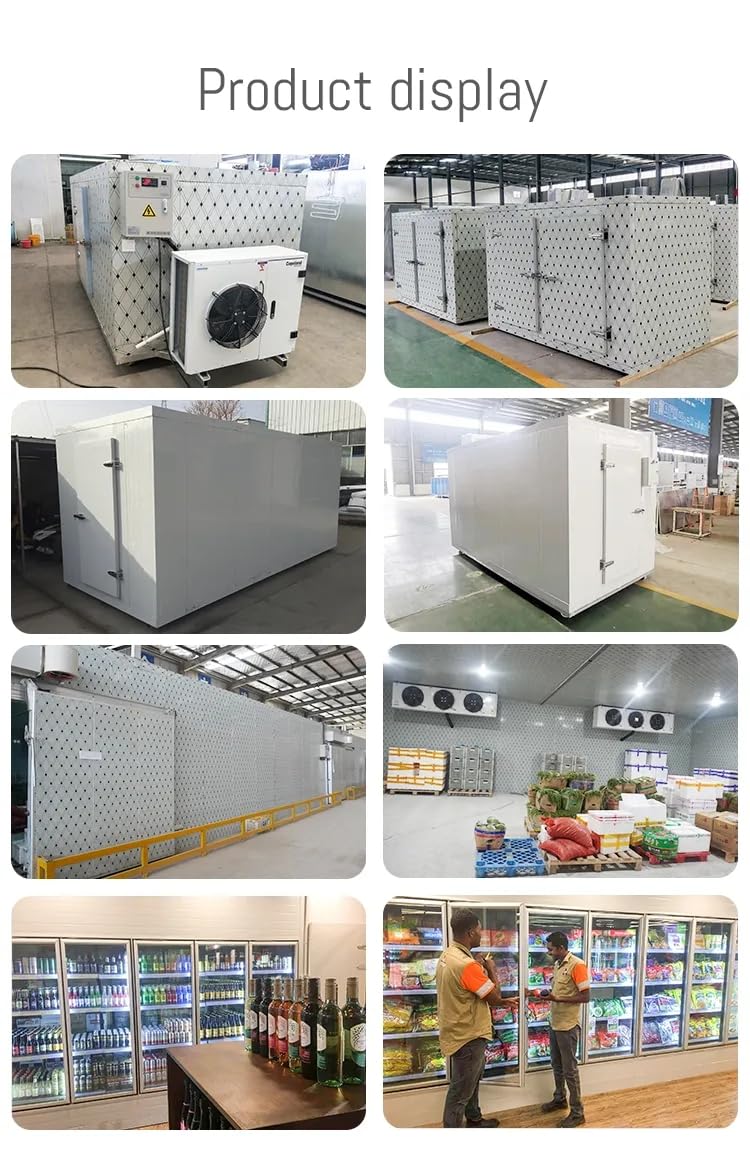 Kolice Commercial Cold Room Freezer Room Fruit Keep Fresh Refrigerators-530 Cubic Feet, Temperature:-8℉, Size:138"x79"x79", Al-In-One Design