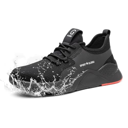 Waterproof Steel Toe Safety Shoe for Men Lightweight Slip Resistant Work Sneaker Comfortable Puncture Proof Indestructible Industrial Construction Zapatos Punta de Acero seguridad para Hombres trabajo