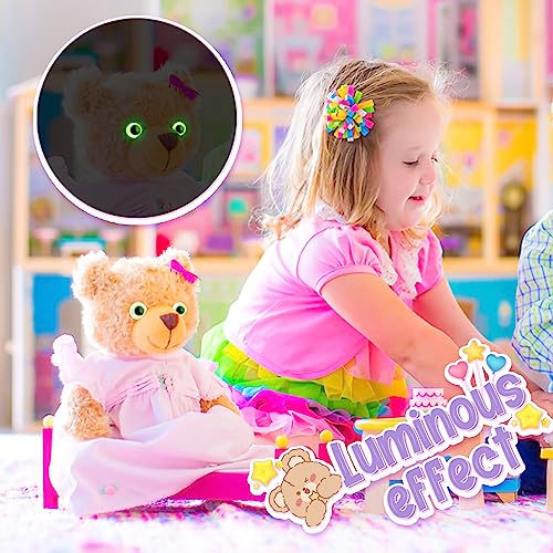 300 Pcs Wiggle Googly Eyes Glow in The Dark Sticky Googly Eyes Self Adhesive Googly Wiggle Eyes Suitable for DIY Crafts, Halloween Activities (8mm)