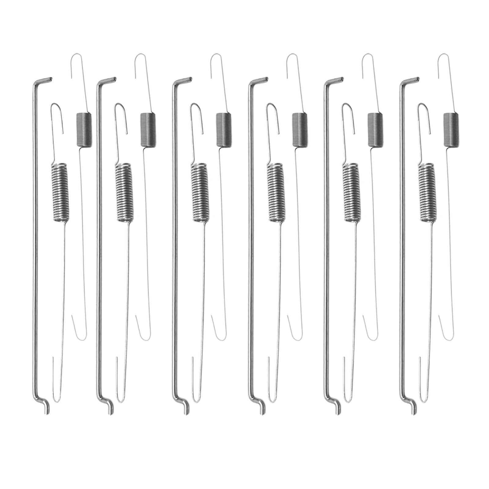 18 PCS Throttle Return Spring Linkage Kit, Carburetor Spring Classification Governor Connecting Rod Speed Control Spring Compatible with 168F, GX160, GX200, 170F, GX210 Honda Clone, Gasoline Engine