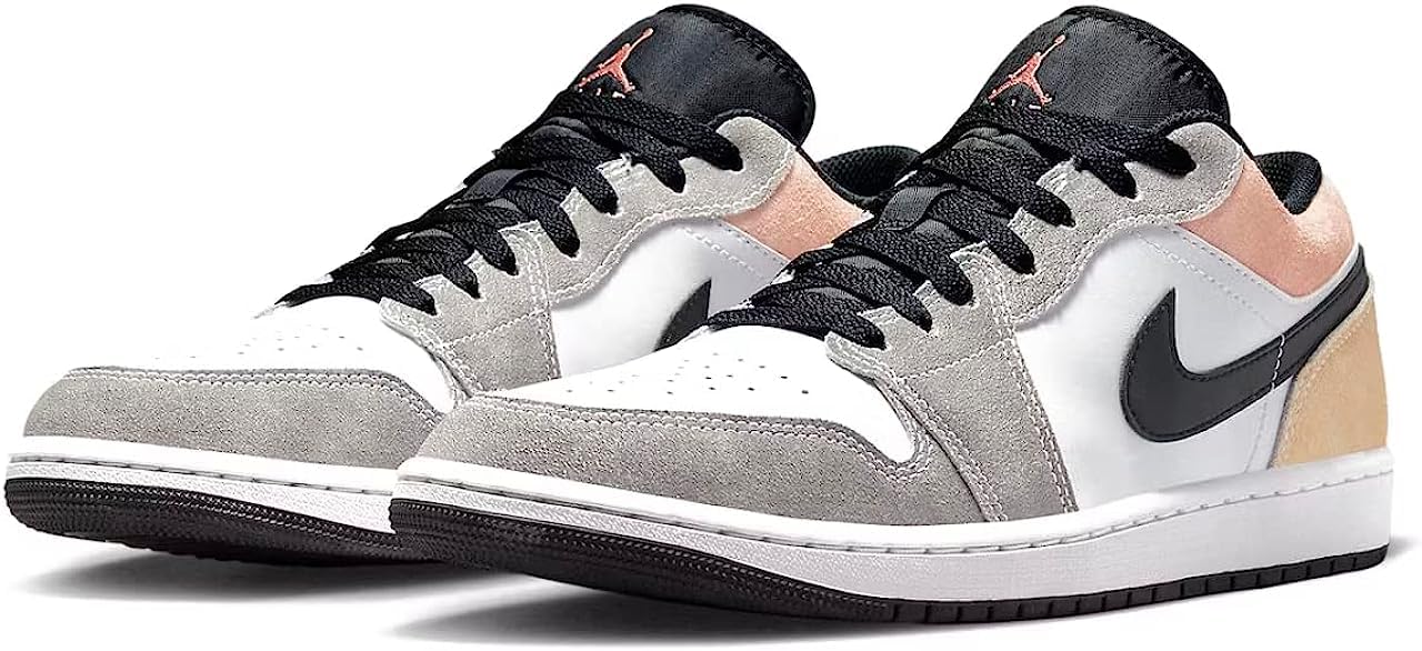 Nike Air Jordan 1 Low SE Flight Club Men's Shoes Black/Magic Ember/White/Sundial DX4334 008 - Size 10