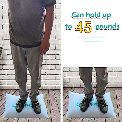 2PCS Pool Weights for Ladders, Pool Step Weights for Above Ground Pools, Pool Stair Weights for Pool Steps with Sandless Design, Work with Above Ground and in-Ground Pool Steps