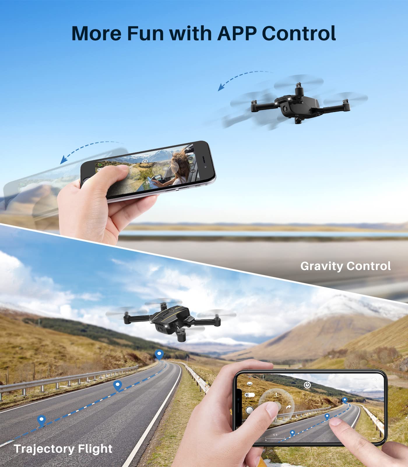 SYMA Mini Drone with Camera for Kids Adults with 720P HD FPV Camera Remote Control Quadcopter with Altitude Hold, Headless Mode, One Key Start Speed Switch UFO Toys Gifts for Boys Girls