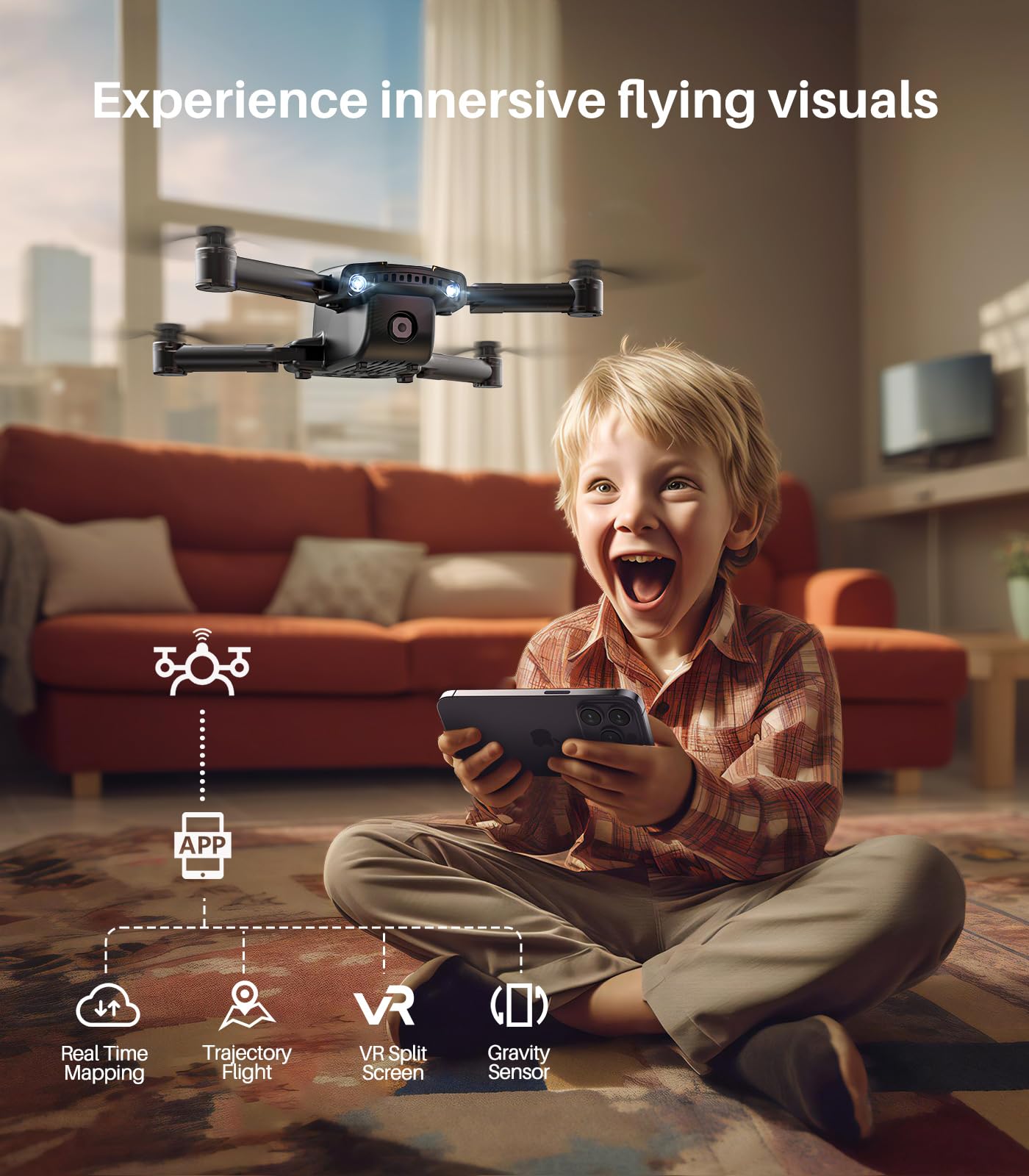 SYMA Mini Drone with Camera for Kids Adults with 720P HD FPV Camera Remote Control Quadcopter with Altitude Hold, Headless Mode, One Key Start Speed Switch UFO Toys Gifts for Boys Girls