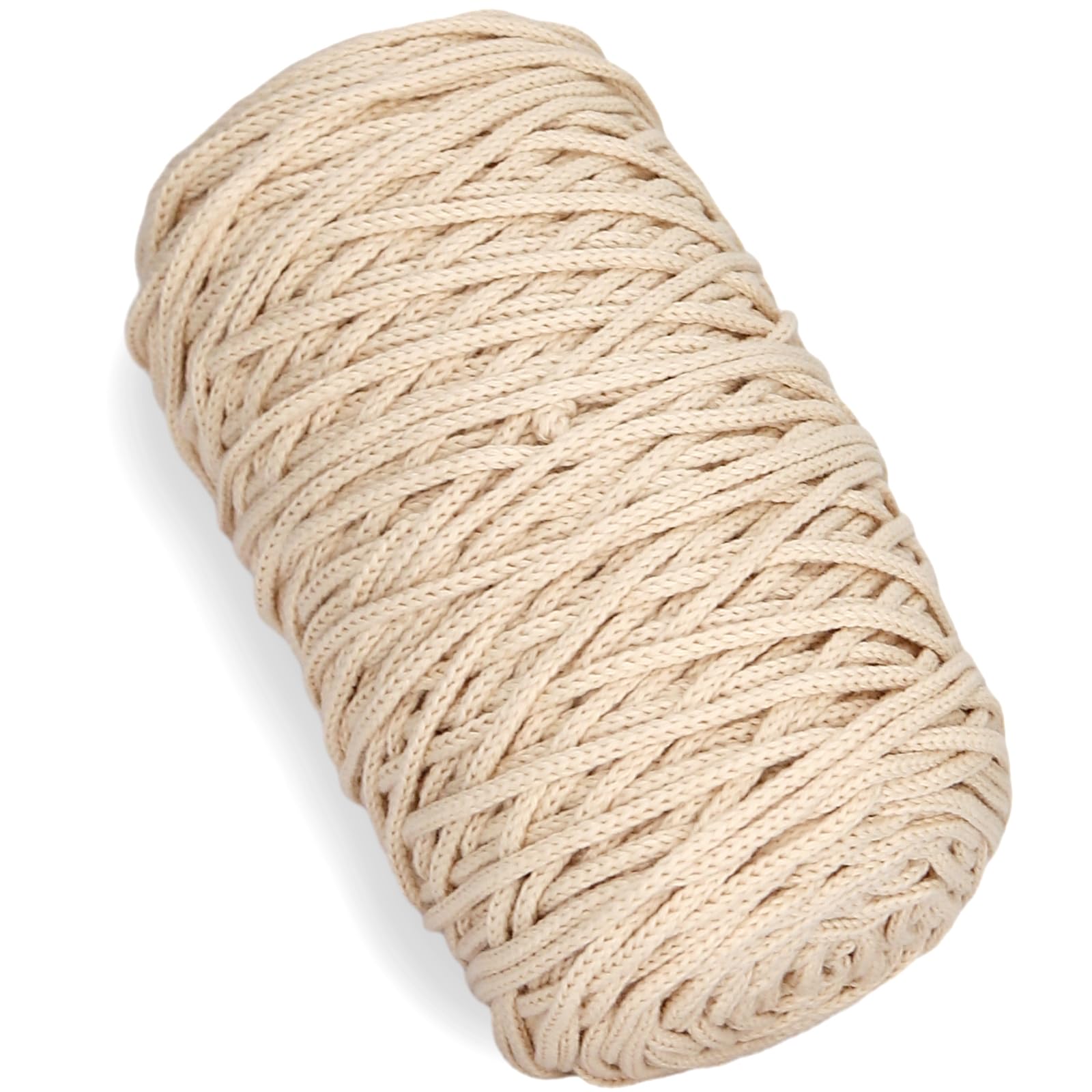 1 PCS 200g Cotton Yarn - 164 Yards Hollow Knitted Crochet Yarn for DIY Handbag, Purse, Basket, Cushion, Bag