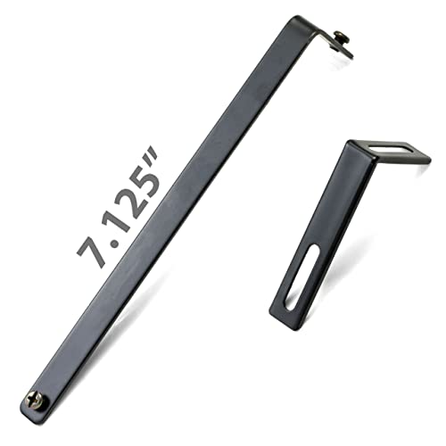 Officemate Universal Partition Hanger Set, Adjusted to fit panels with 1 1/4 inch to 3 1/2 inch thickness, Metal Black (21460)
