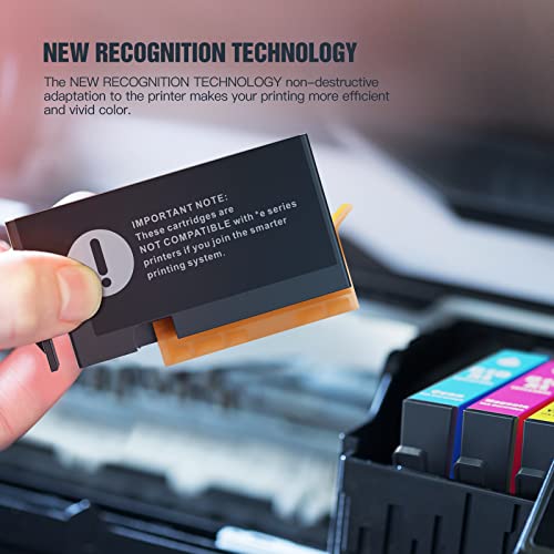 910XL Ink Cartridges Combo Pack Compatible with Hp Office Jet Pro 8025e 8035e 8025 8035 8028 8022 8015 Printer Ink cartridges (4 Pack) 910 XL Ink Cartridge Replacement for Hp High Yield