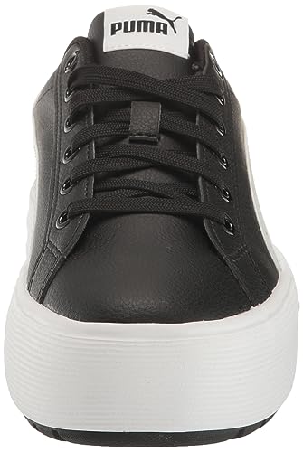 PUMA Women's KAIA 2.0 Sneaker, PUMA Black-PUMA White-Ash Gray, 8