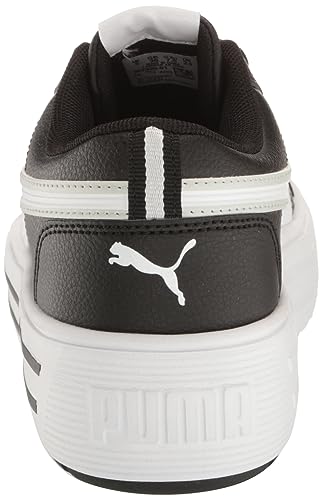 PUMA Women's KAIA 2.0 Sneaker, PUMA Black-PUMA White-Ash Gray, 8