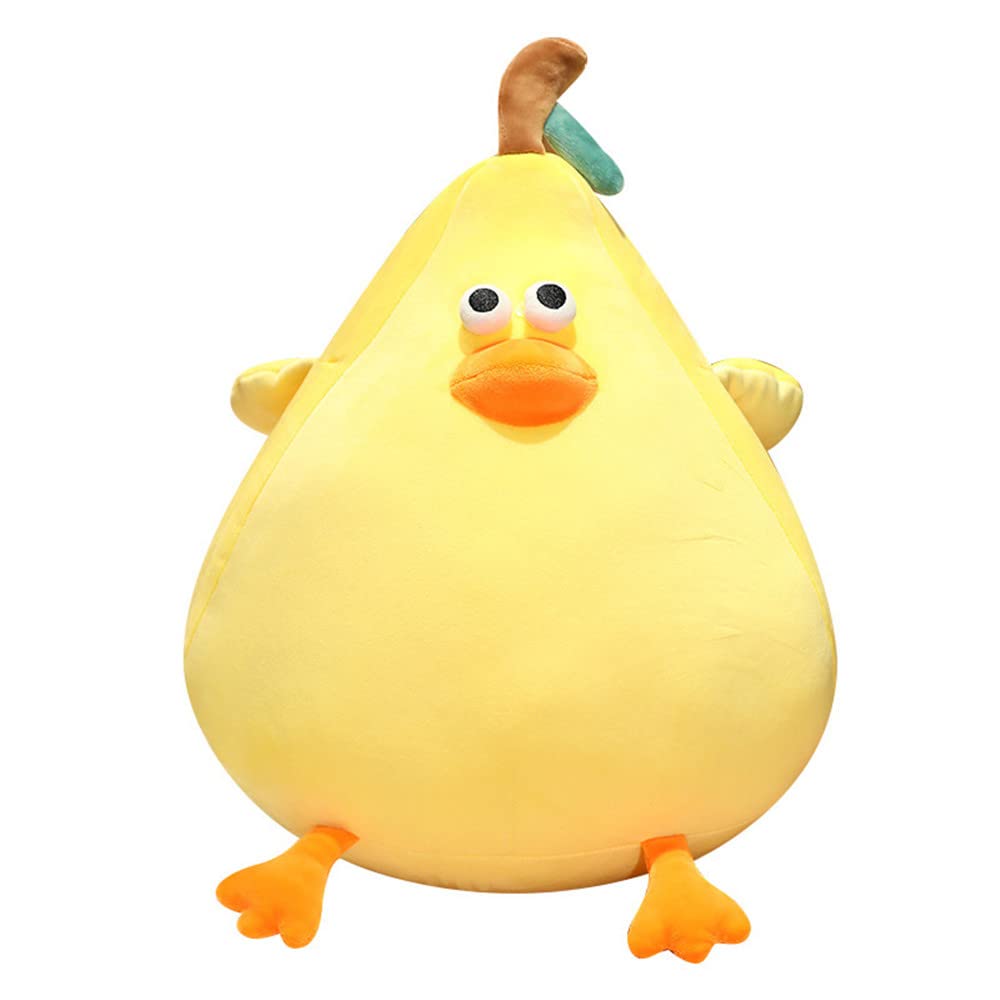 TONGMAN 15.7" New Large Duck Pear Plush Toy Cute Stuffed Duck Animal Plush Duck - Lifelike Stuffed Duck Pillow, Best Gift for Kids