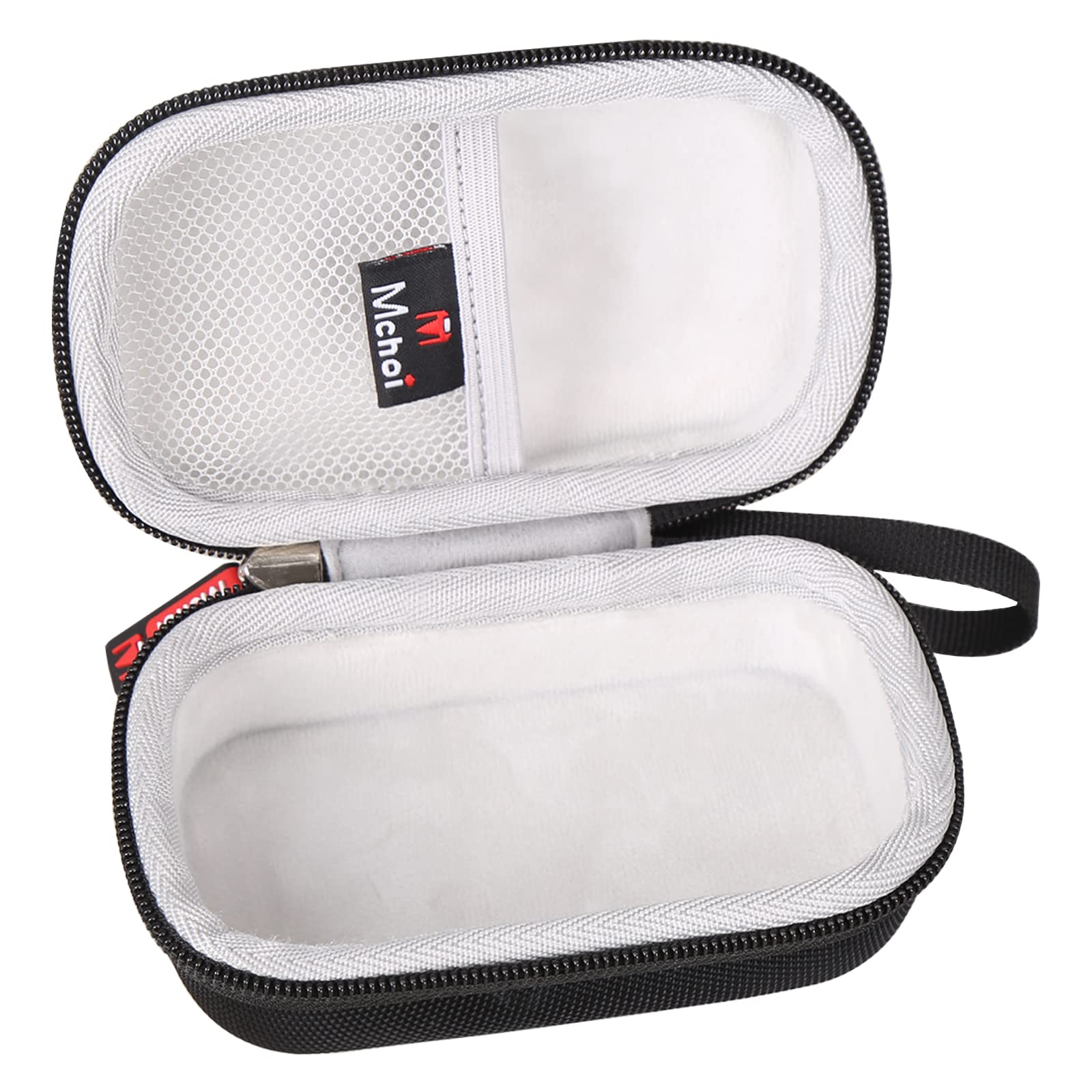 Mchoi Hard Carrying Case for Carson MicroFlip 100x-250x LED and UV Lighted Pocket Microscope, Shockproof, Waterproof, Lightweight, Dustproof, Black, Grey