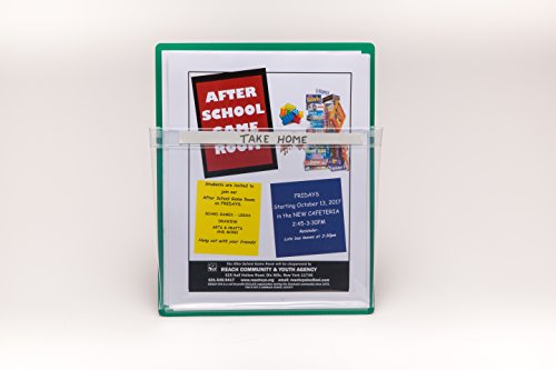 Charles Leonard Magnetic Pockets 26400, Holds up to 2.5 Pounds, 4-Pack, Assorted Colors, 4 Pack