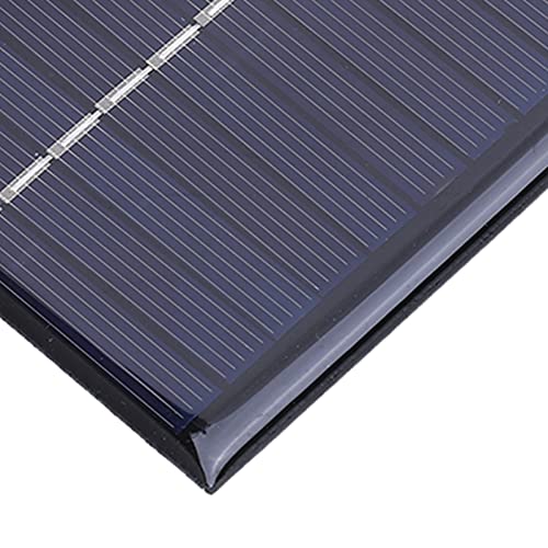 Portable Solar Charging Panel, 1W 5.5V Environmental Protection Outdoor Solar Panel Charger for Small Fans, Small Motors, LED Lights, Mobile Power, Mobile Phones, etc.