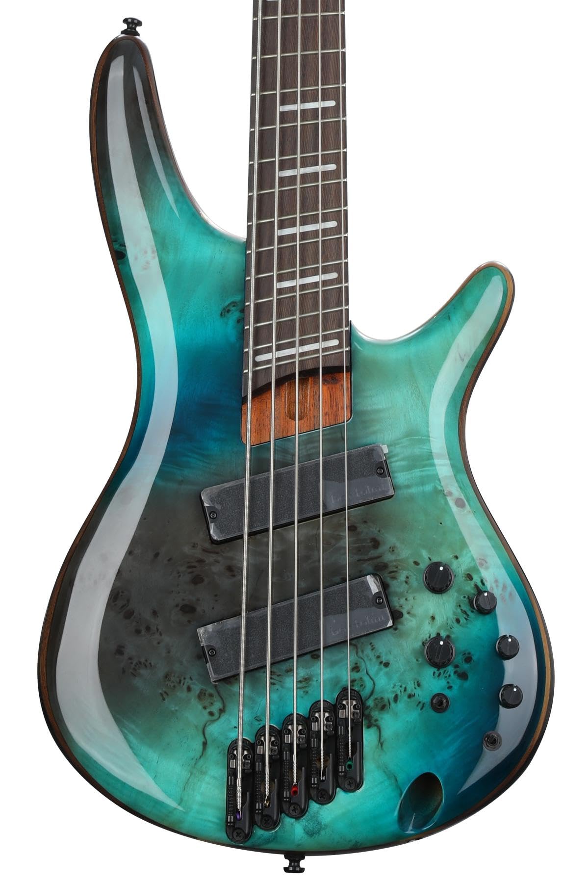 Ibanez Bass Workshop SRMS805 Multi-scale 5-string Bass Guitar - Tropical Seafloor
