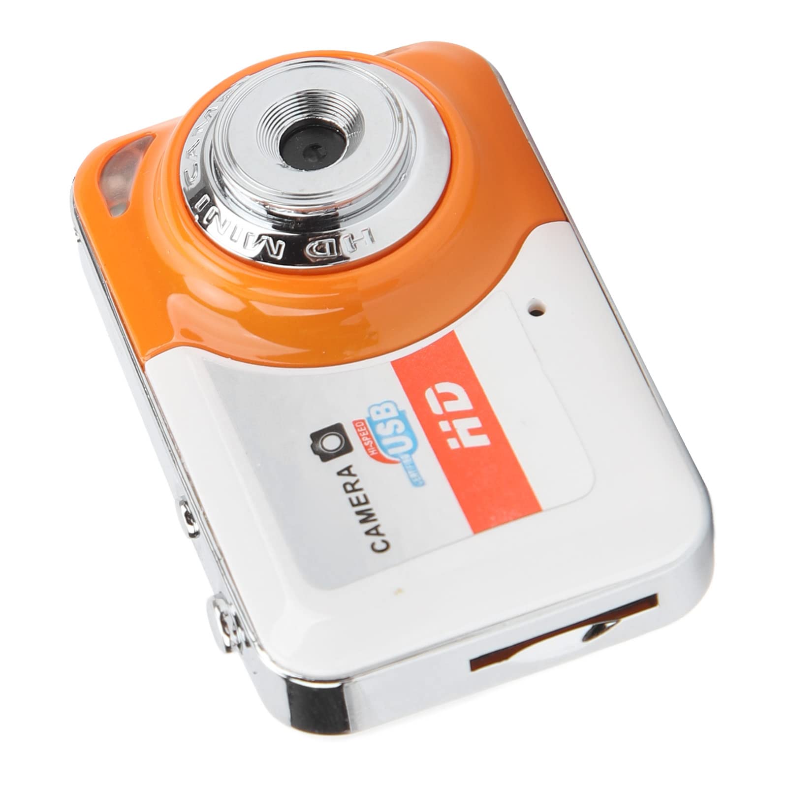 Pomya Mini DV Camera, Small Video Camera Recorder Motion Detection Support 32G Memory, USB Mini Camera Keychain Video Recorder for Webcam, Kids Students ()