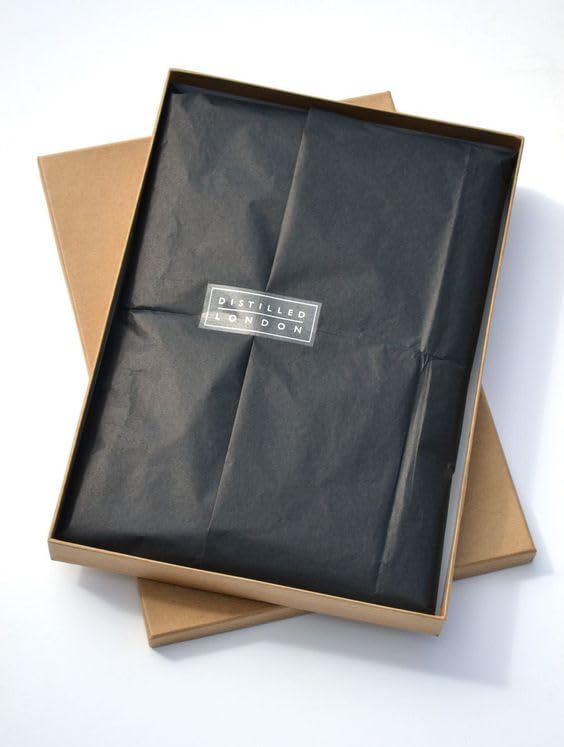 RUSPEPA Gift Wrapping Tissue Paper - Tissue Paper for Gift Wrap, Art Crafts, DIY, Pack Bags, Birthday, Wedding and More - 15 x 20 inches - 480 Sheets - Black