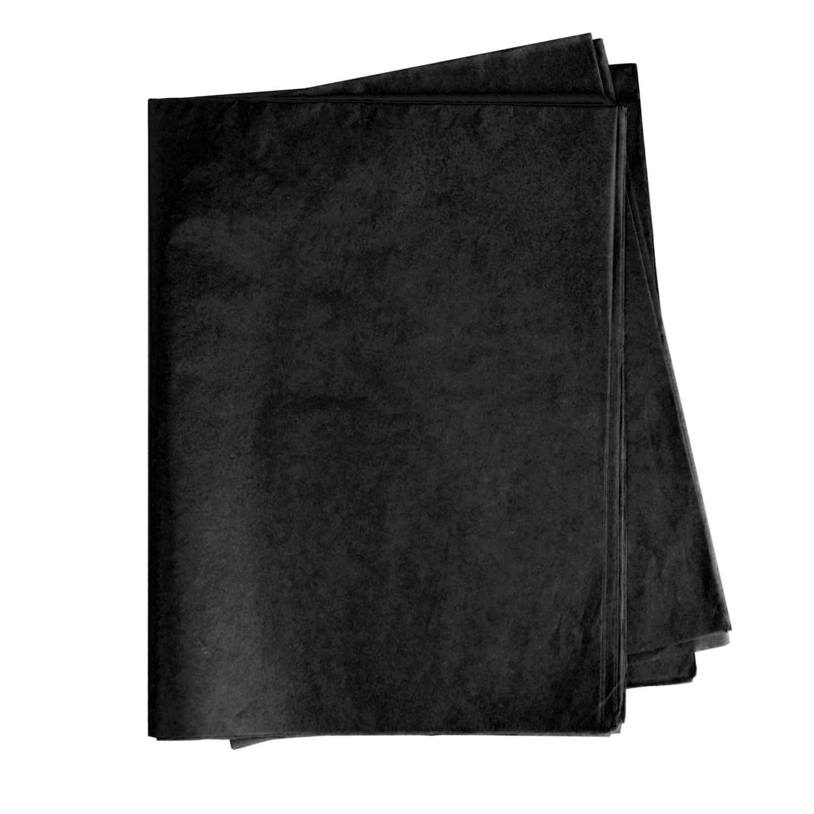 RUSPEPA Gift Wrapping Tissue Paper - Tissue Paper for Gift Wrap, Art Crafts, DIY, Pack Bags, Birthday, Wedding and More - 15 x 20 inches - 480 Sheets - Black