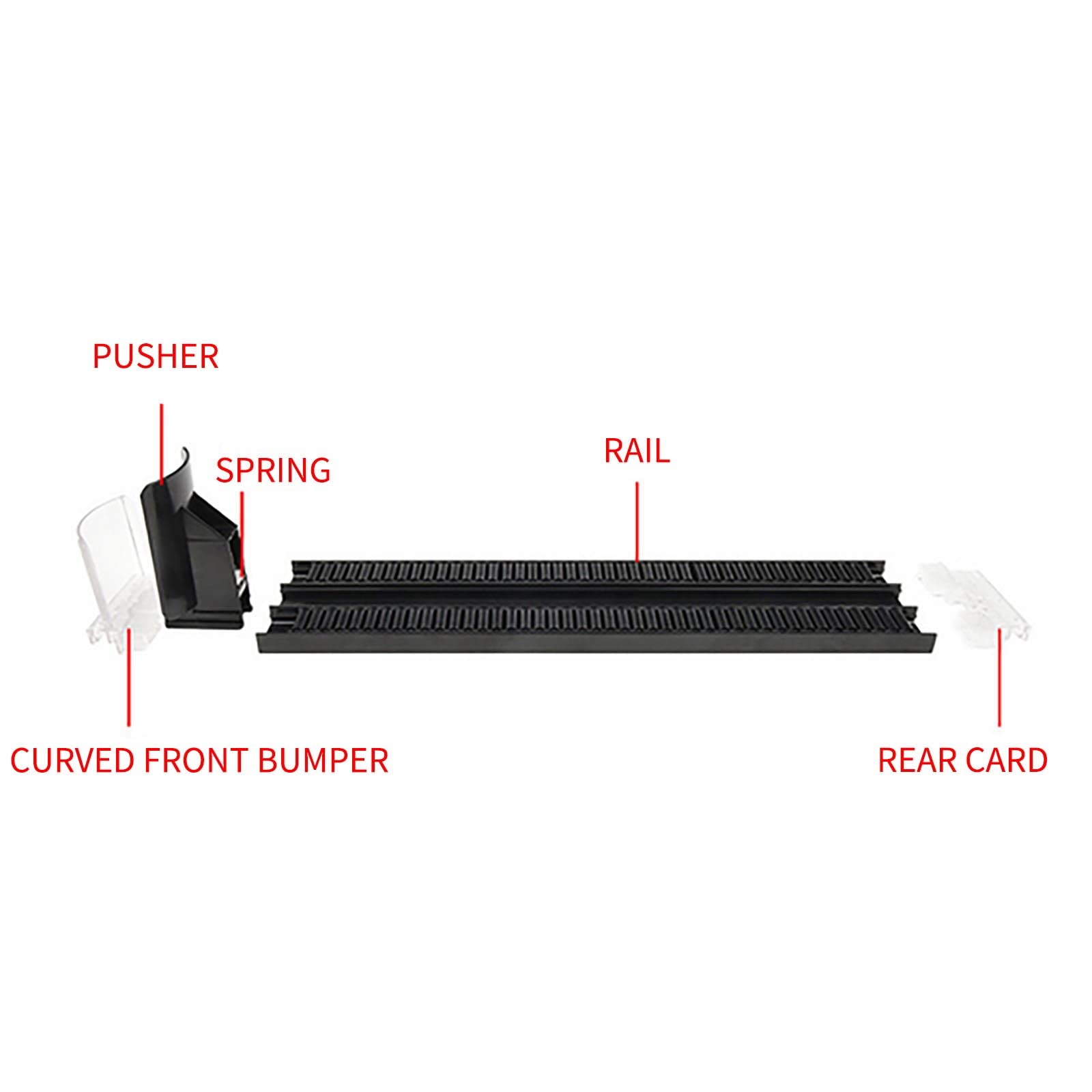 Drink Organizer,upermarket Freezer Beverage Pusher, Refrigerator Beverage Shelf Beverage Automatic Pusher