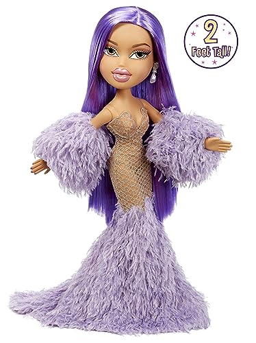Bratz x Kylie Jenner 24-Inch Large-Scale Fashion Doll with Gown, 2 Feet Tall, Amazon Exclusive