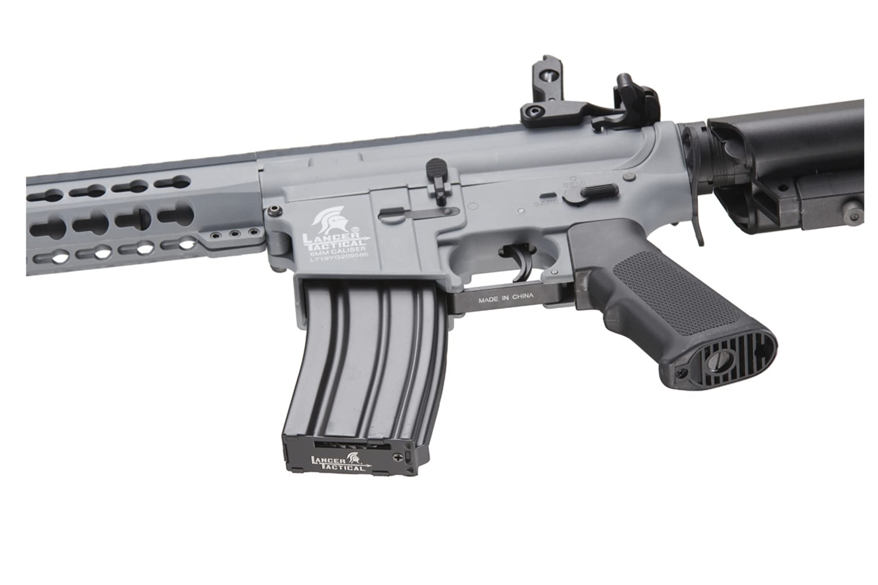 Extra 300 Round Airsoft Magazine & Extra 5100 Rounds 0.20g BBS - Lancer Tactical Gen 2 M4 Airsoft Carbine Polymer