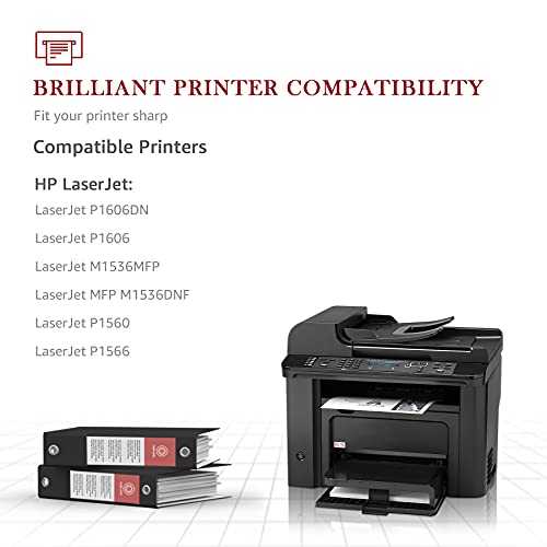 Toner Kingdom Compatible Toner-Cartridge Replacement for HP 78A CE278A 278A CE278AC 78 278 Toner Use for HP Laserjet Pro M1536dnf Laserjet Pro P1606dn M1536 P1566 P1560 P1606 Printer (Black, 4 Pack)