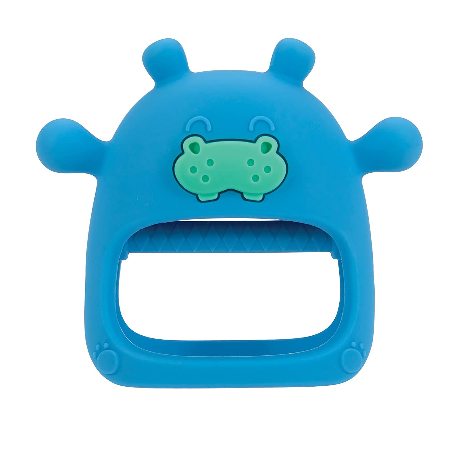 Nuby Silicone Wrist Grip Teething Mitten - 3+ Months, 2 Count (Koala and Hippo)