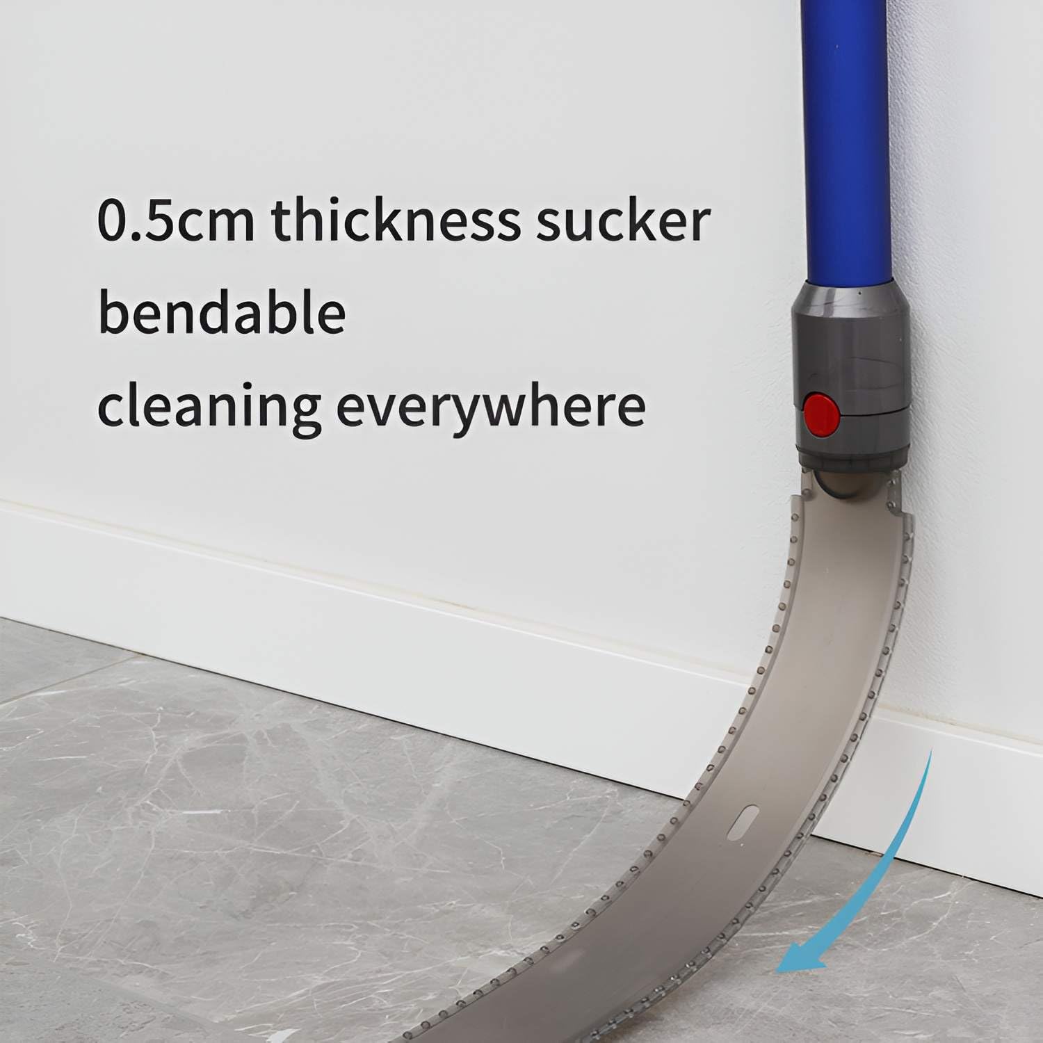 Flat brush Replacement for Cordless Vacuum Cleaners V7 V8 V10 V11 V12 V15 Flexible Crevice Tool Good for Corners and Gaps Cleaning